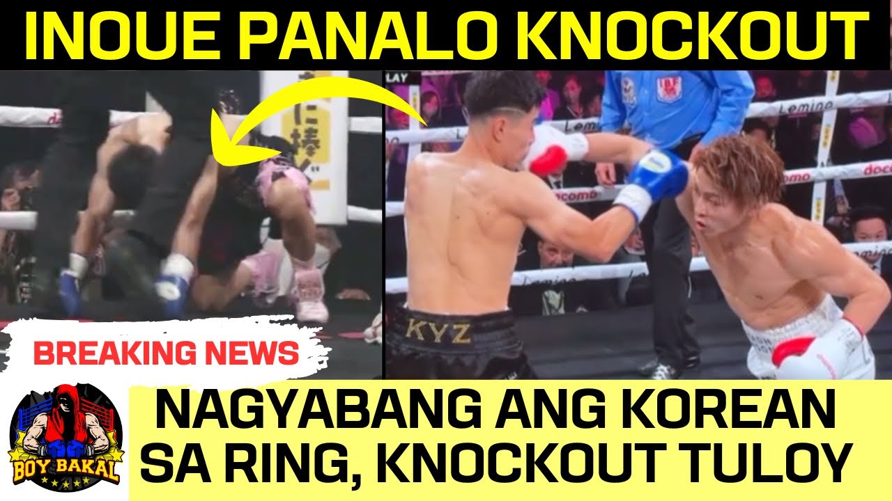 Naoya Inoue Panalo Via Knockout Round 4, Kinawawa Ang Korean Boxer ...