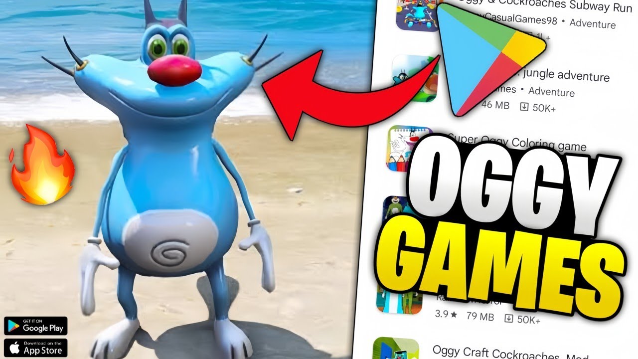 I TRIED THE FUNNIEST OGGY GAMES FROM PLAYSTORE !! | PART 2 - YouTube
