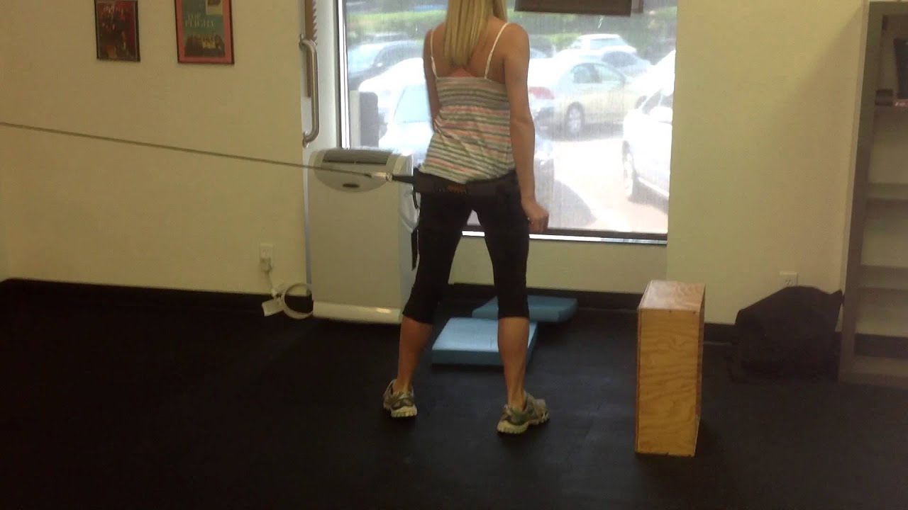 PC360 pt hip standing rotation 1 band - YouTube