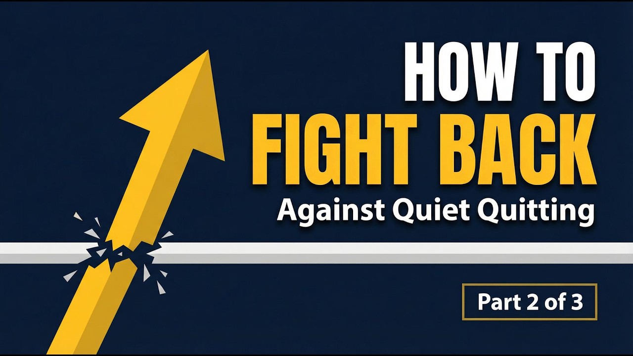 Tips for Leaders and Employees to Overcome Quiet Quitting | Part 2 of 3 ...