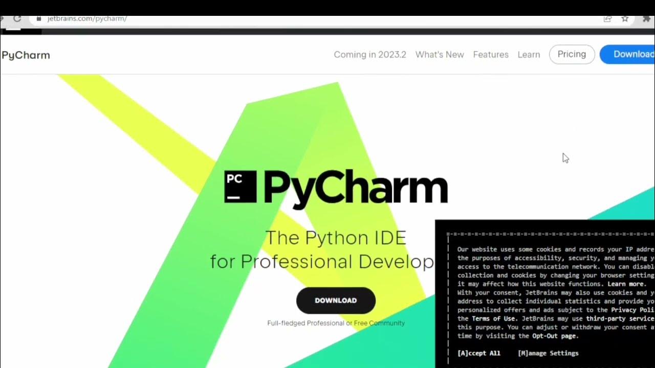 How To Install Pycharm IDE In Under 2 Minutes! | Free Python IDE - YouTube