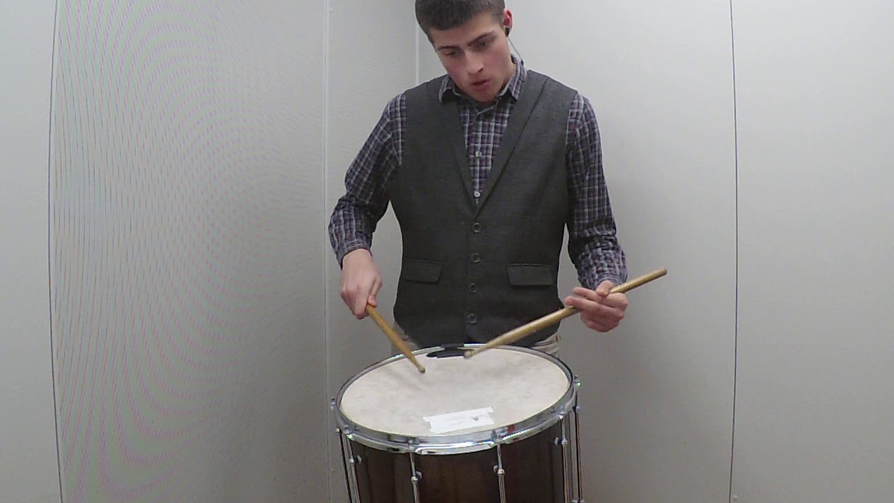 Cider Jug Snare Solo Jury - YouTube