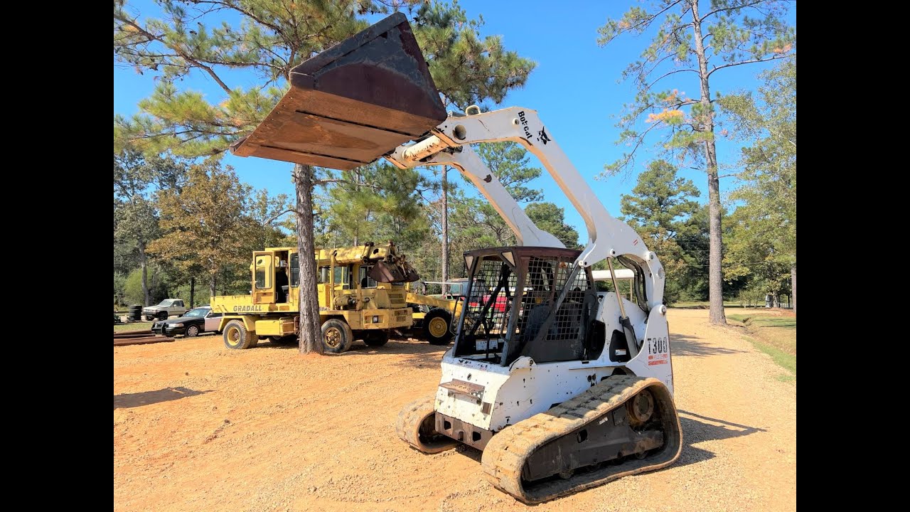 2005 Bobcat T300 Track Skid Steer Loader SN875 Lot#321 - YouTube