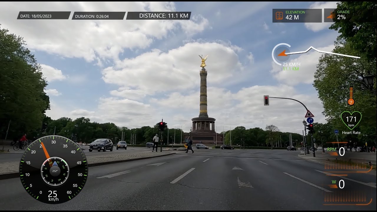 Berlin East to West to East. Friedrichshain, Alex, Brandenburg Gate ...