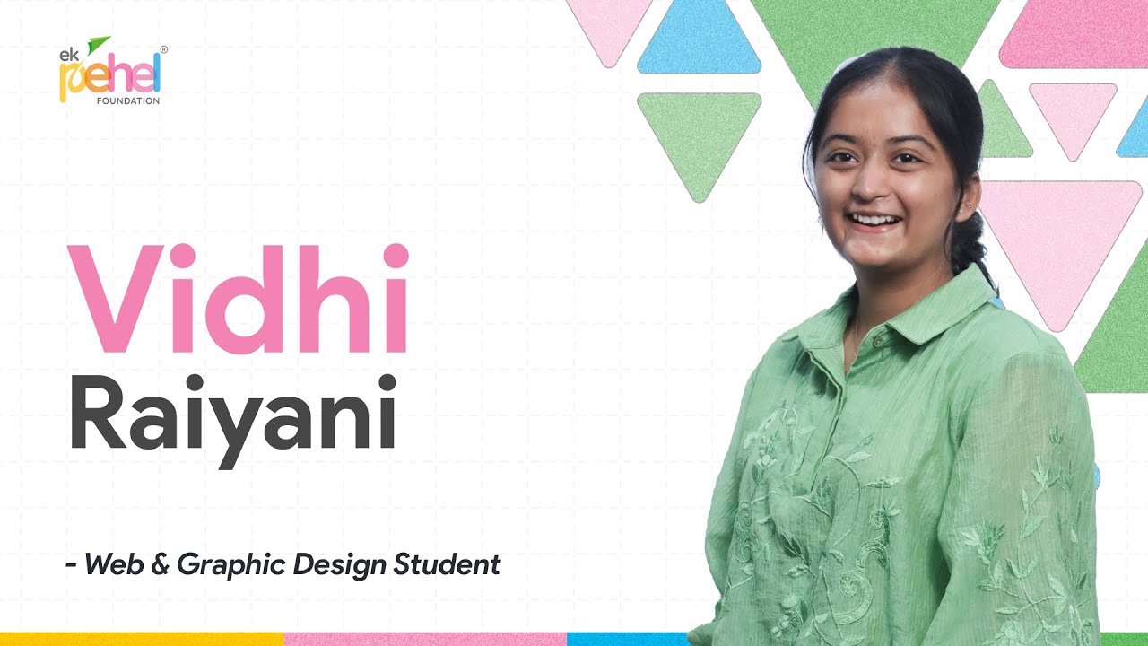 From Fashion to Graphic Mastery : Vidhi’s Design Evolution | Ek pehel ...