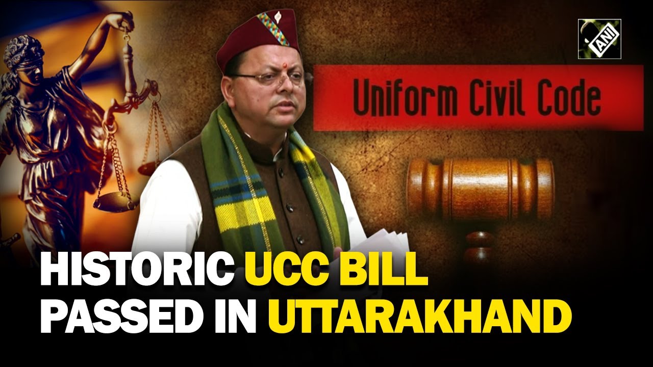 Historic UCC bill passed in Uttarakhand Assembly, becomes first state ...