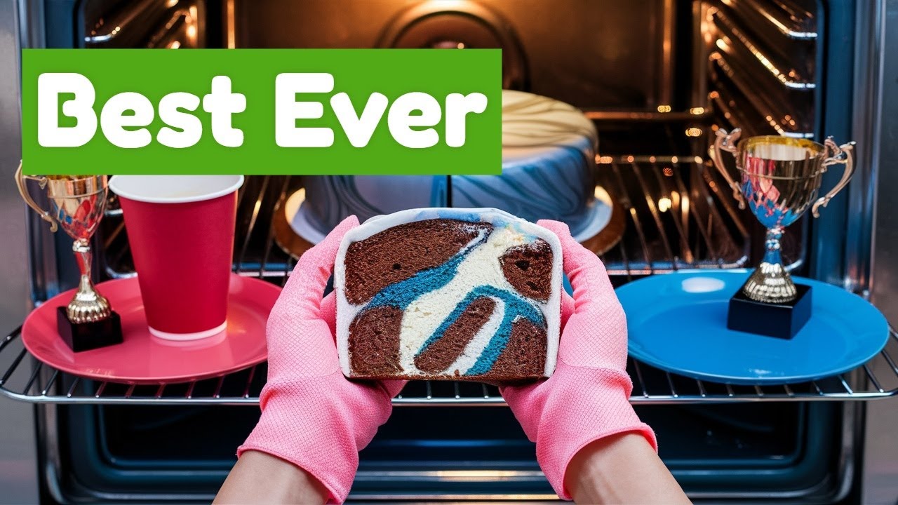 How to Make A Marble Cake - YouTube