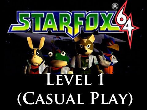 Star Fox 64 - Level 1 (Casual Playthrough) - YouTube