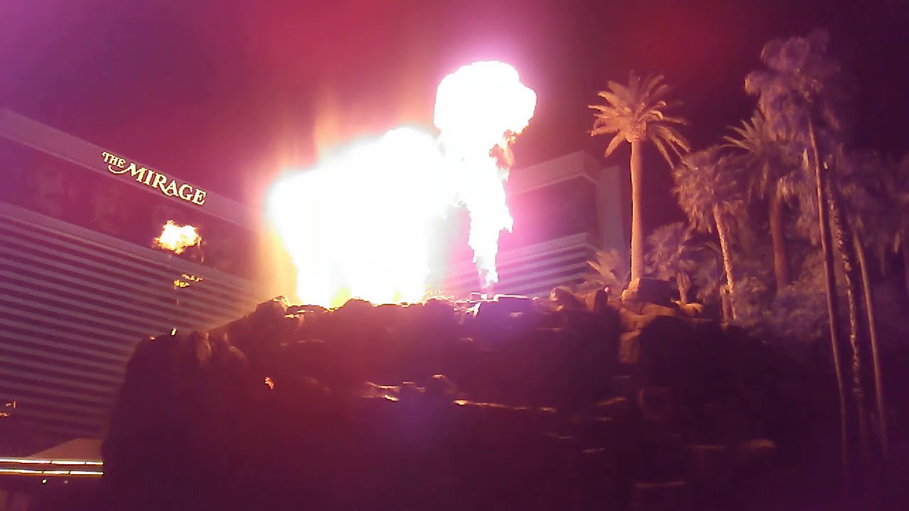 Mirage Volcano Las Vegas - YouTube