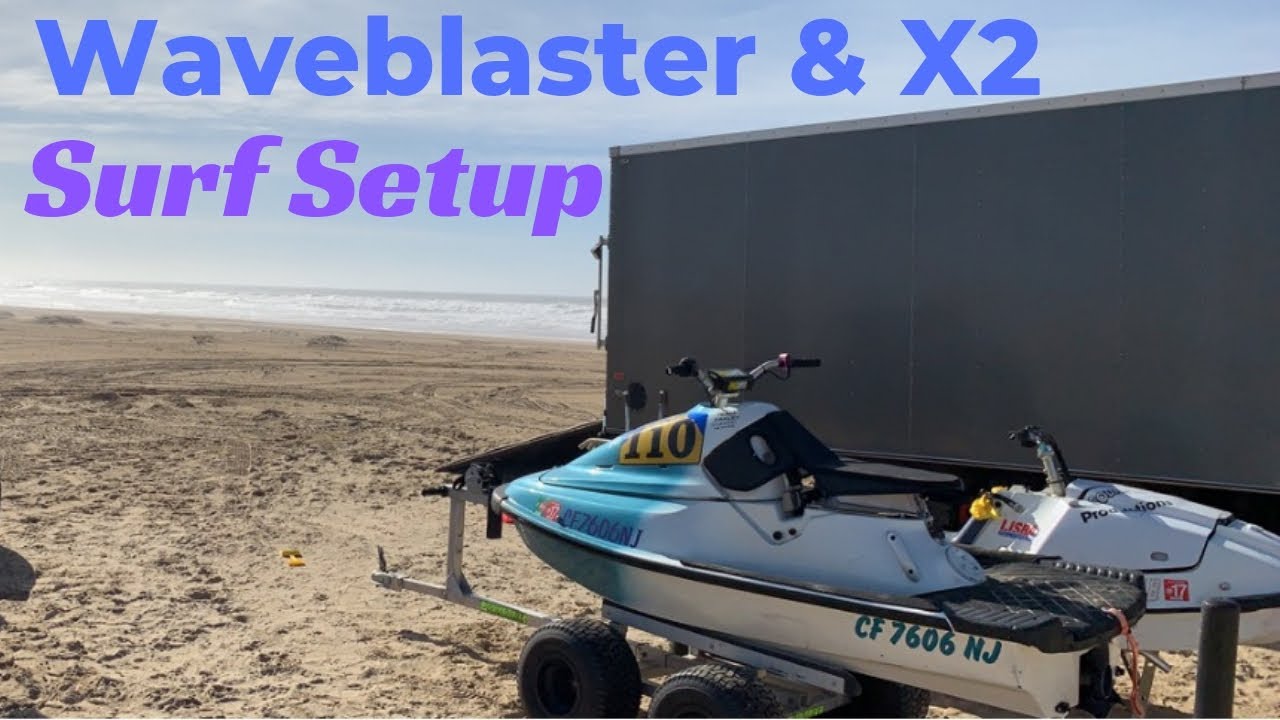 Jet Ski Surf Setup X2 Waveblaster - YouTube