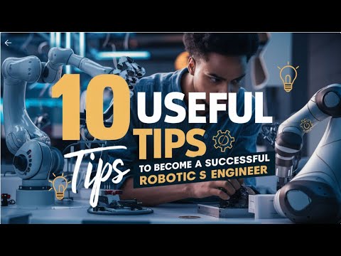 10 useful Tips to Become a Successful Robotics Engineer ...