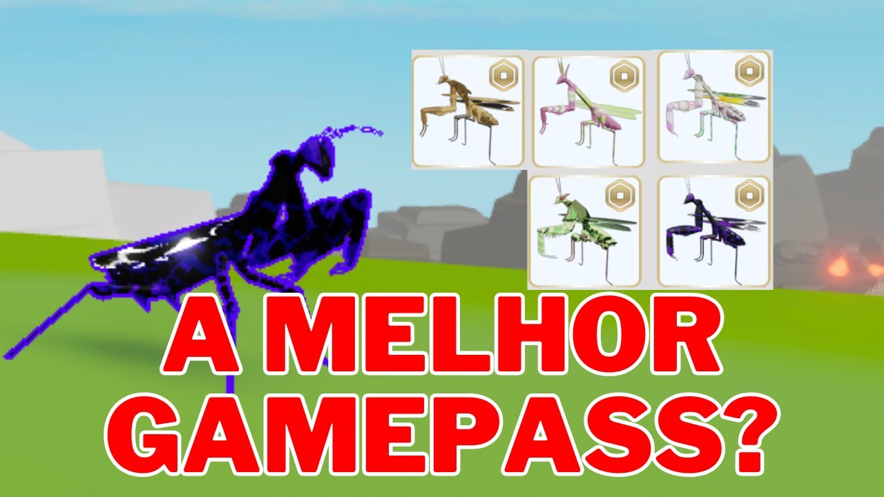 COMPREI A GAMEPASS DO MANTIS NO ANIMAL SIMULATOR - YouTube