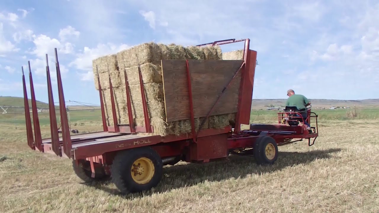 2020 First Cutting Hauling Hay - YouTube