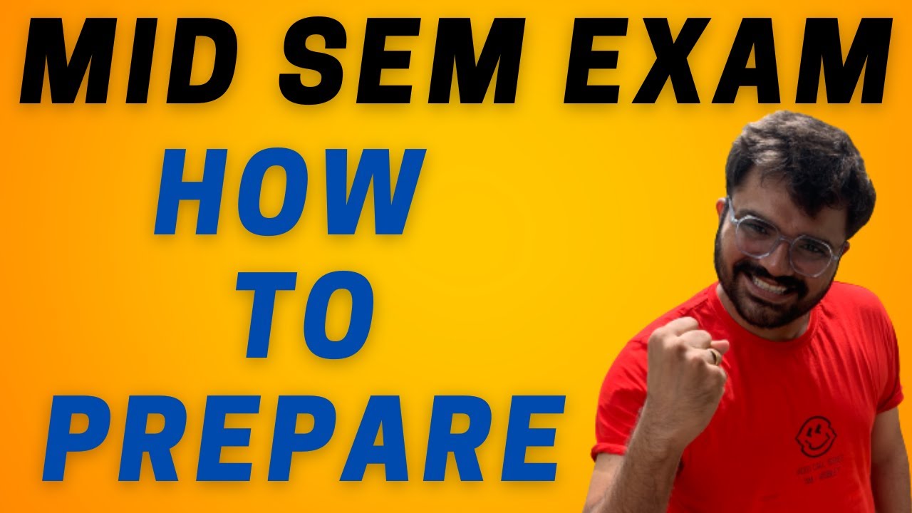 GTU - MID SEM EXAM - HOW TO PREPARE - YouTube
