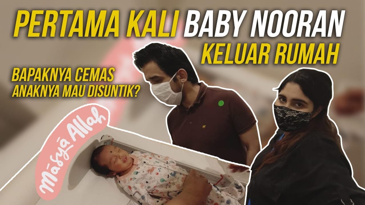 PERTAMA KALI BABY NOORAN KELUAR RUMAH | BAPAKNYA CEMAS ANAKNYA MAU ...