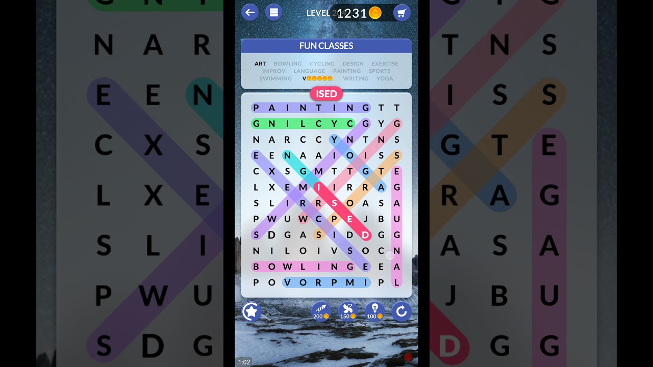 WORDSCAPES SEARCH LEVEL 204 ANSWERS masaya ang mga salita - YouTube