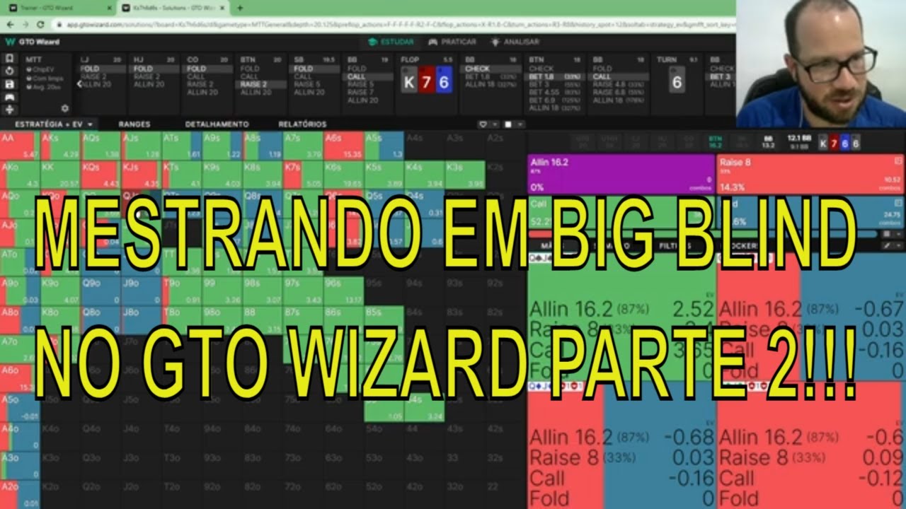 SEJA MESTRE NO BIG BLIND!!! - POKER NO GTO WIZARD - YouTube