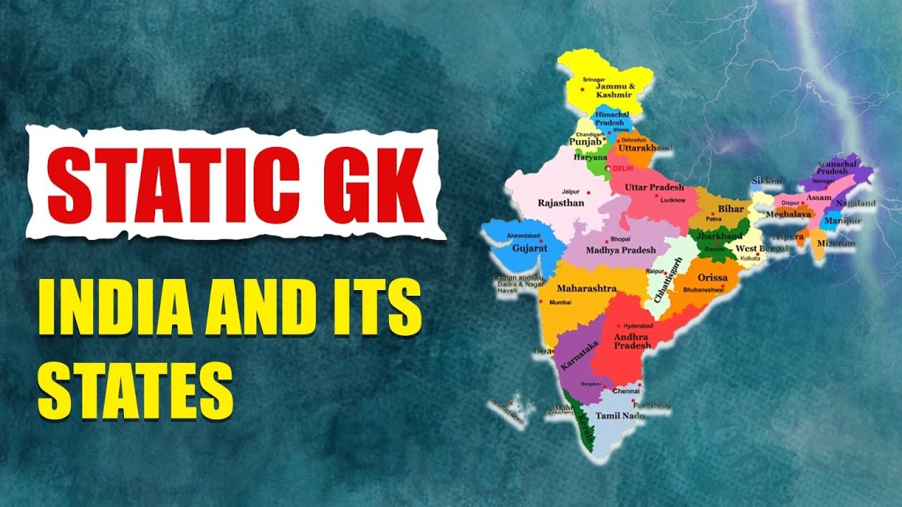 India & its States | Important Static GK Topic| Best NDA Coaching in ...