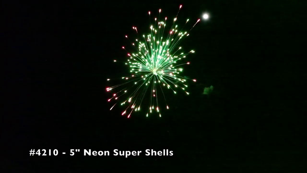 5" Neon Super Shells - YouTube