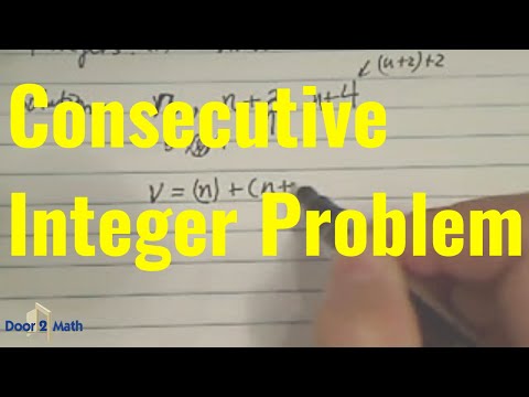 *Finding the sum of three consecutive odd integers? - YouTube