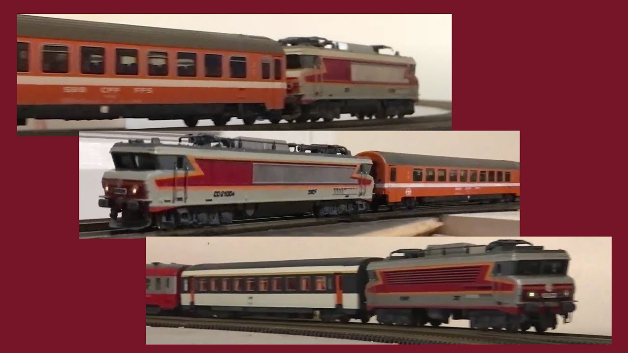 SNCF in HO: Vintage Jouef CC6500 and CC21000 locos improved! - YouTube