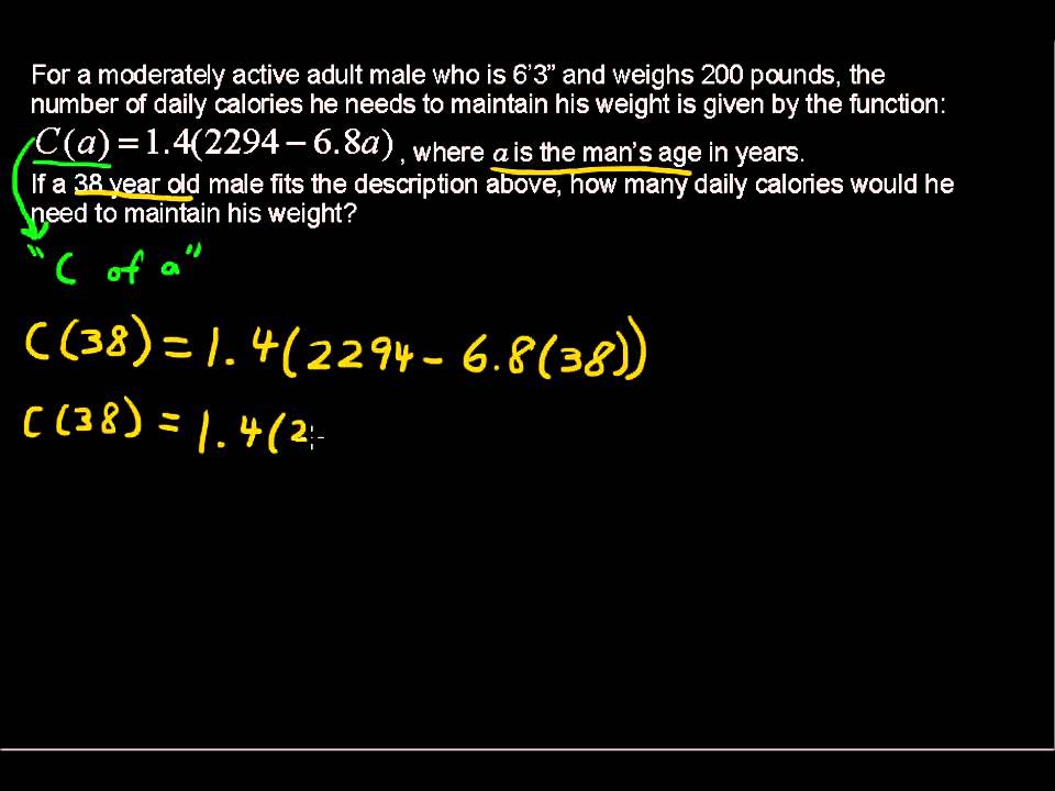 Application of a Function - College Algebra Tips - YouTube
