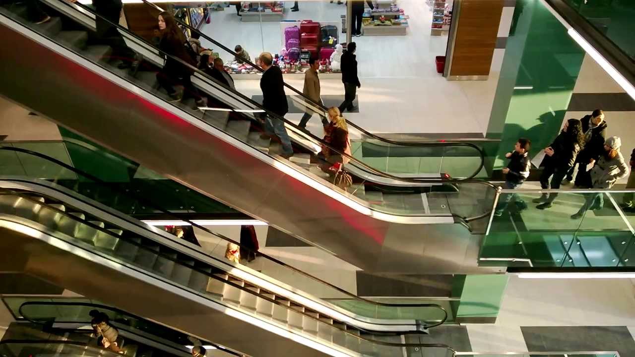 Escalators fail - YouTube
