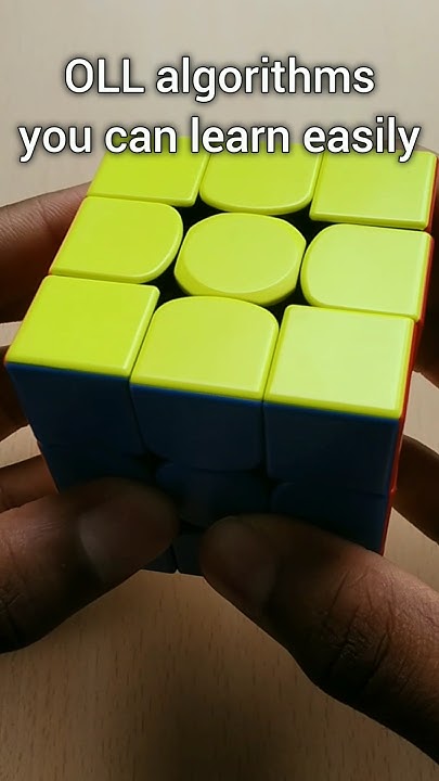 OLL algorithms you can learn easily, pt.3 #cfop #cubing #oll #rubikscube #shorts - YouTube
