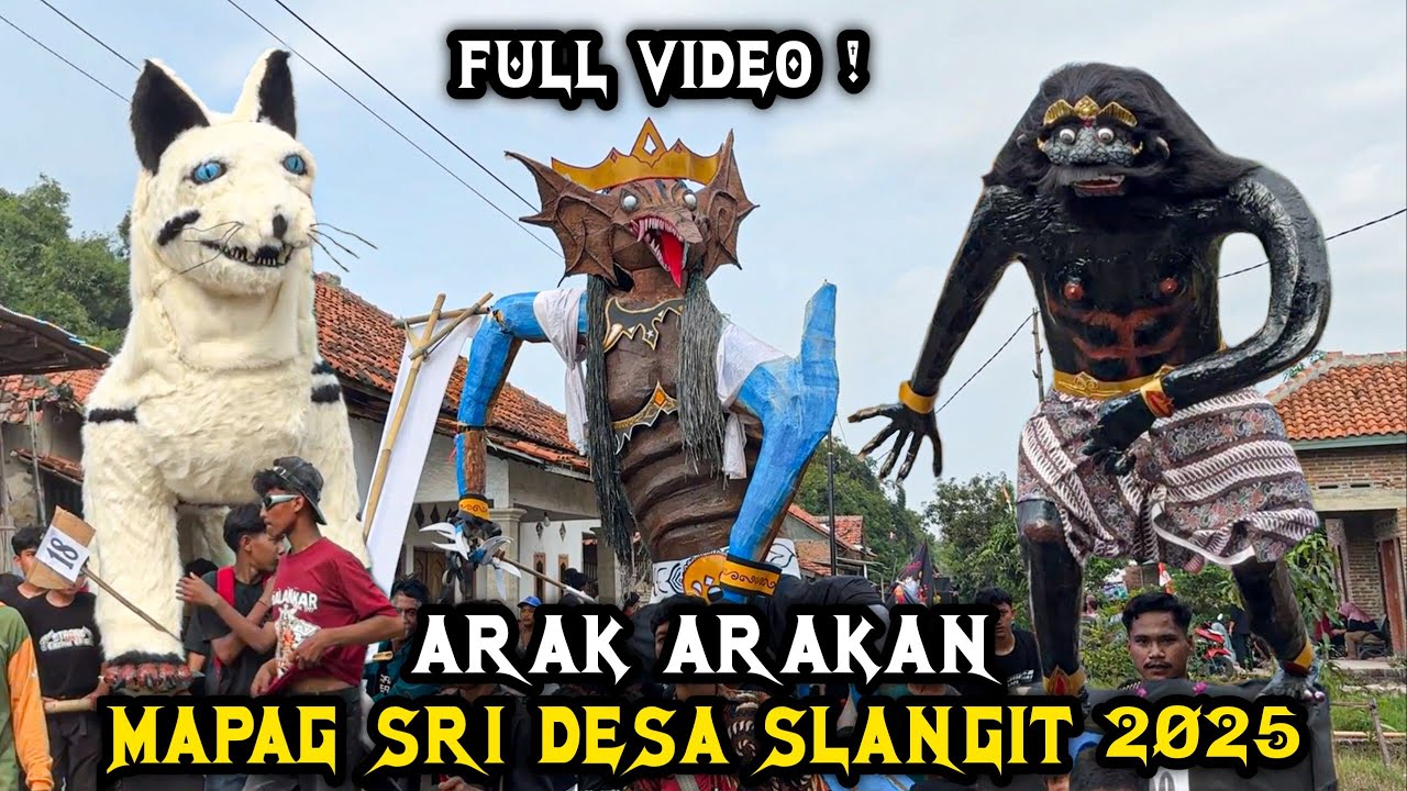 FULL Arak arakan Mapag Sri Desa SLANGIT 2025 - YouTube