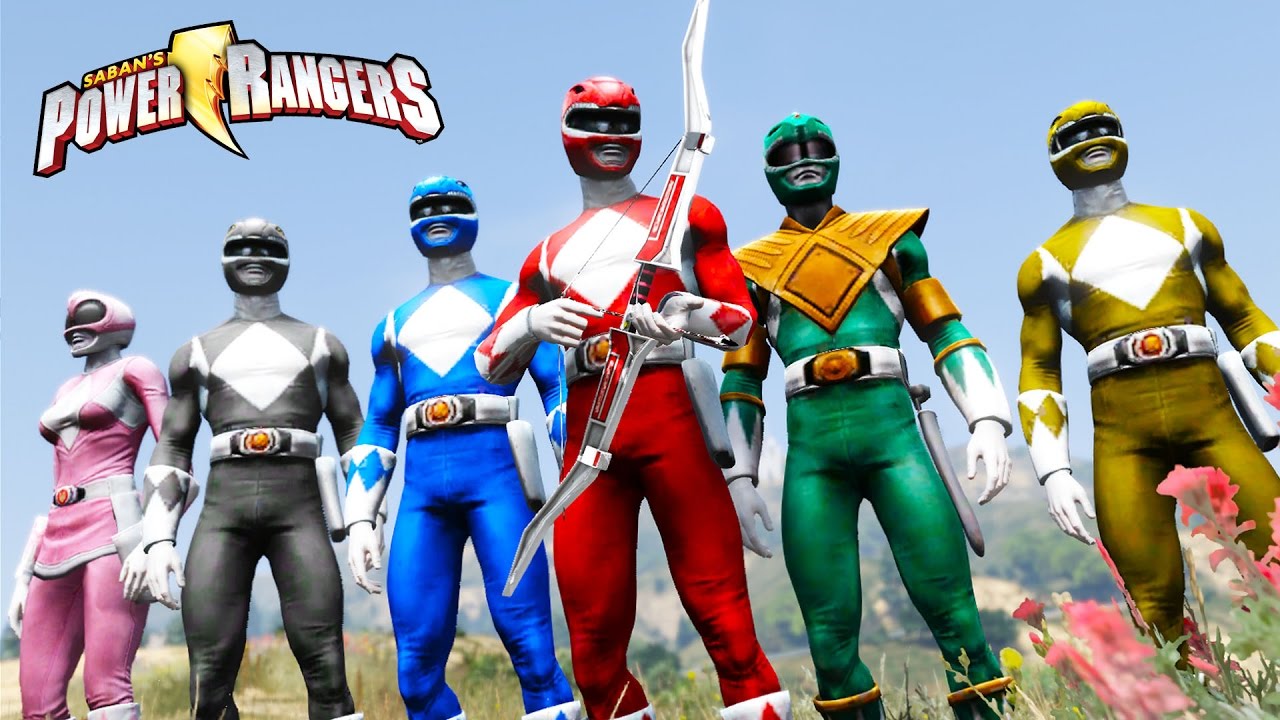 金剛戰士模組 POWER RANGERS!! (GTA 5 Mods) - YouTube