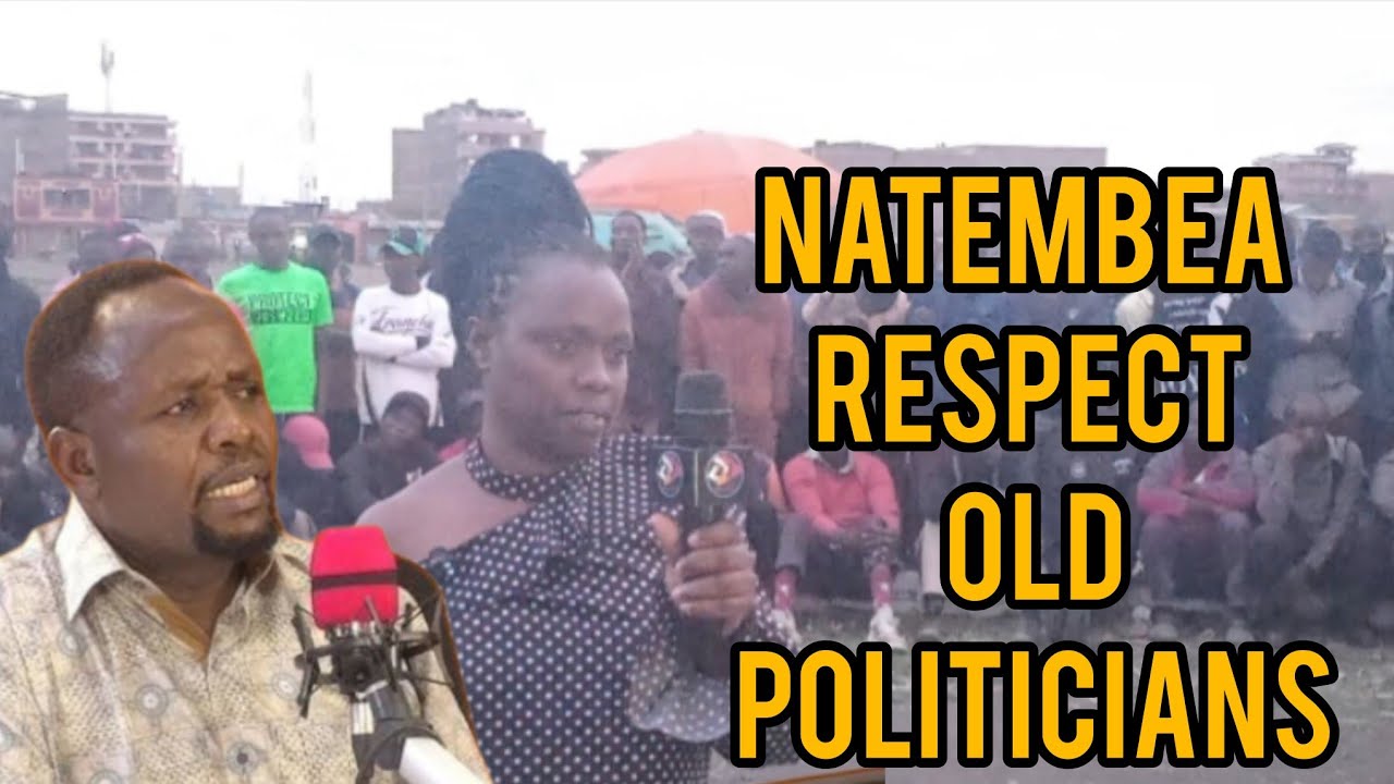 MERU COMING W.REP LECTURE NATEMBEA RESPECT OLD POLITICIANS WACHA HARAKA ...