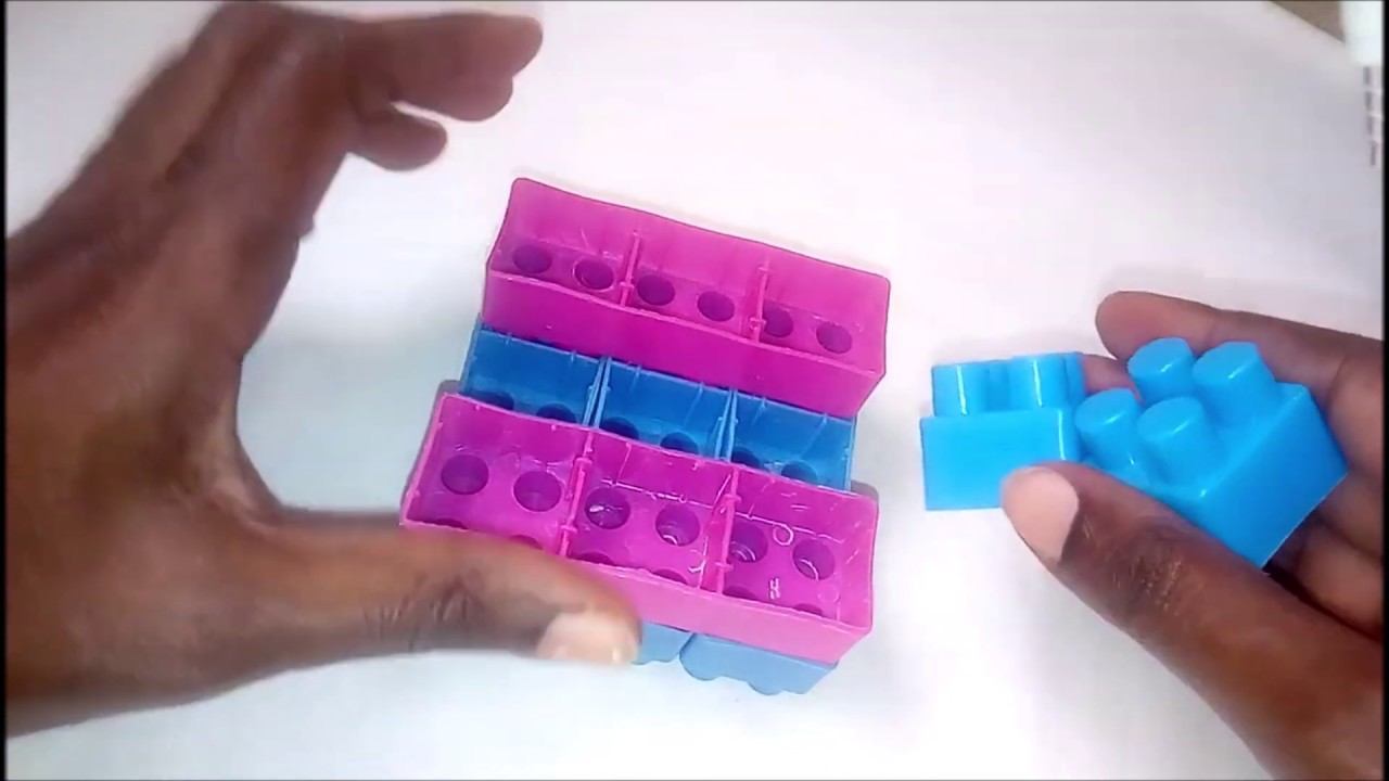 How to make a table with building blocks for kids - YouTube
