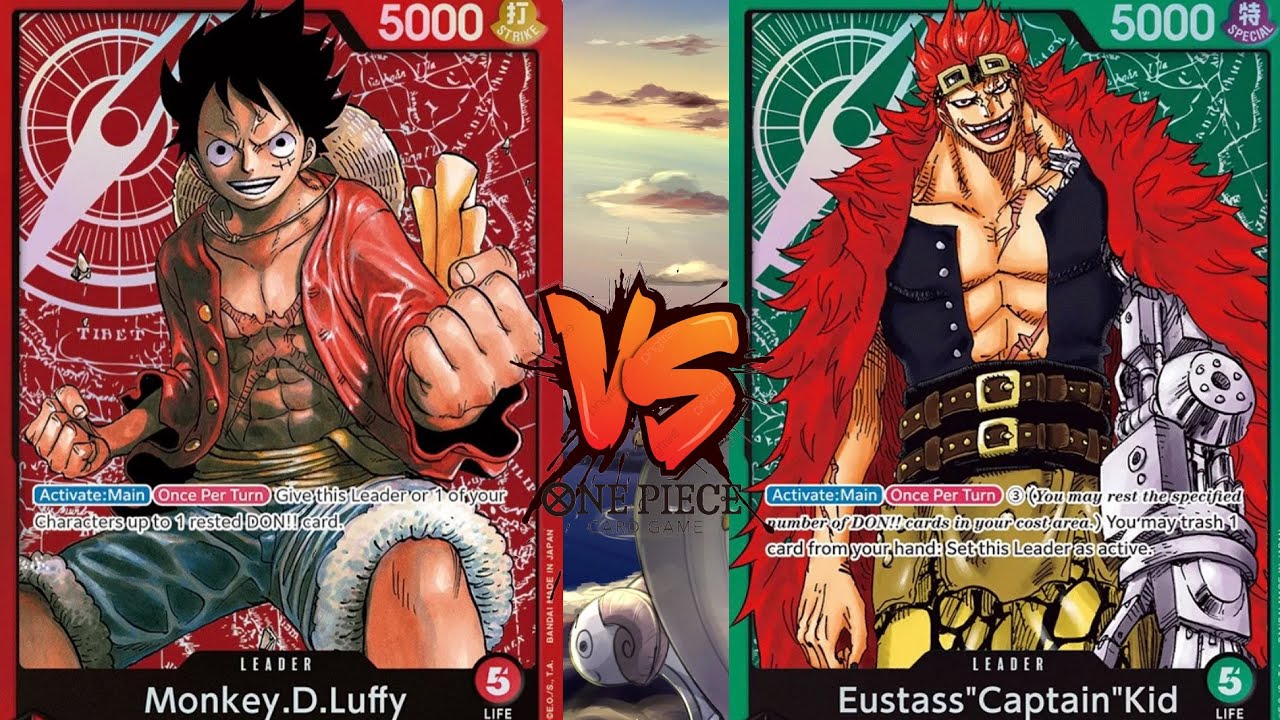 Luffy vs Kidd | One Piece Tcg | Op01 Tournament Gameplay | 24 person ...