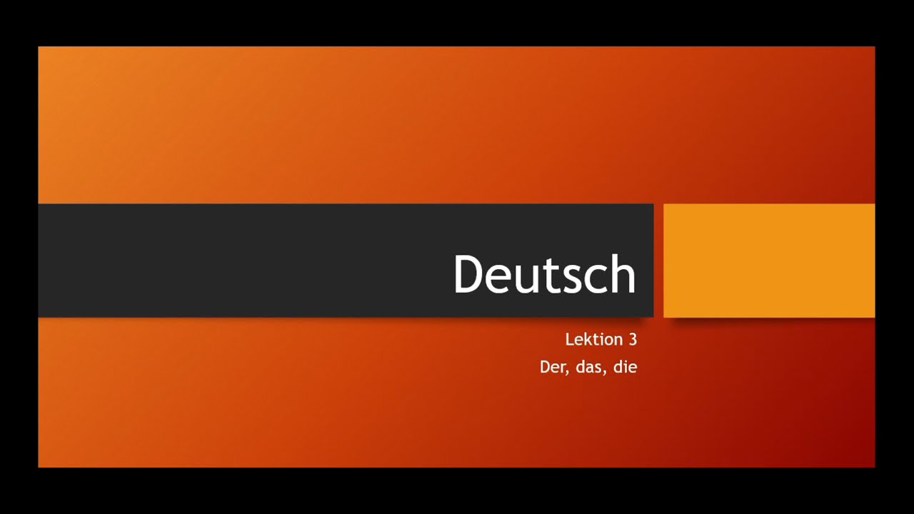 Der, die , das. El género en alemán. #deutschlernen #generoenalemán # ...