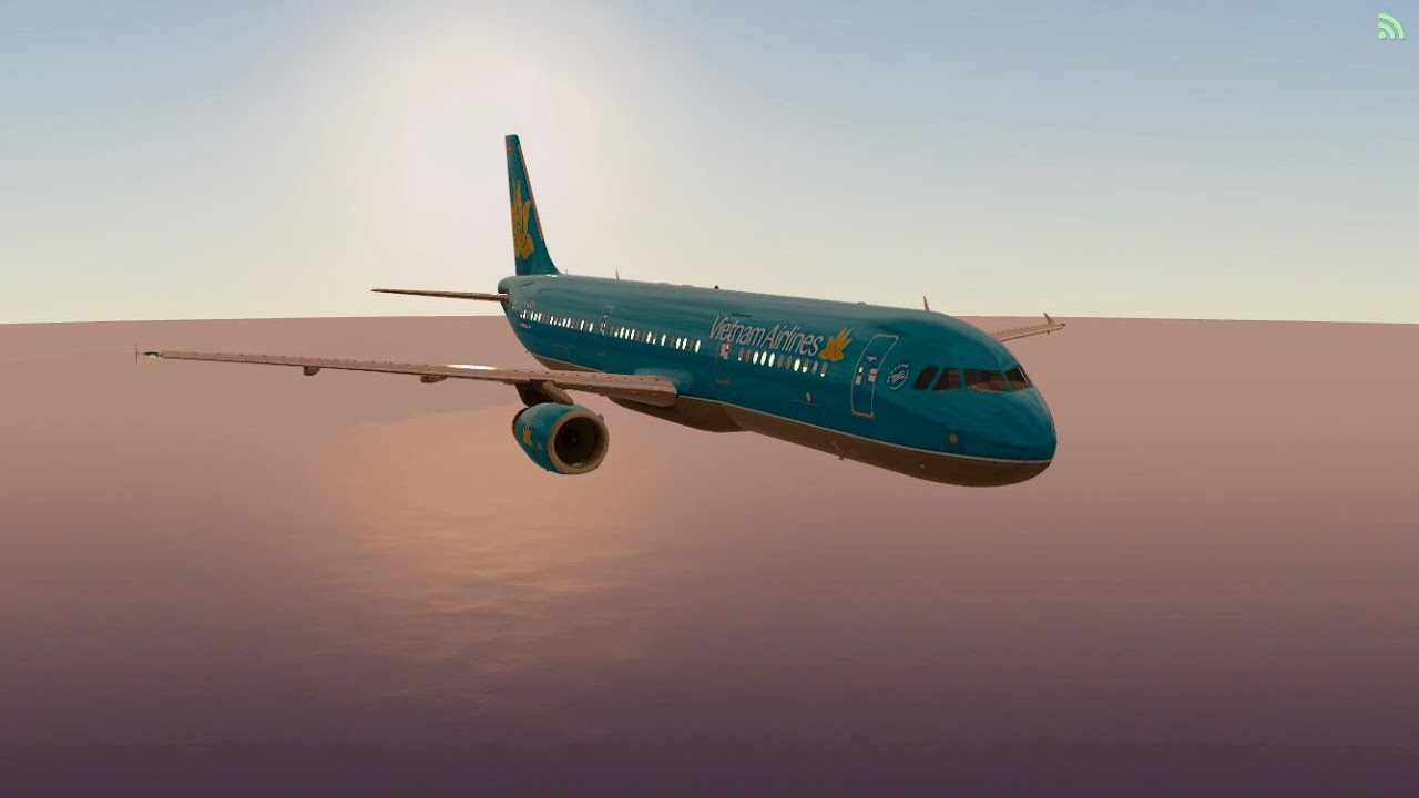 [HD] Infinite Flight Simulator Multiplayer Vietnam Airline A321 takeoff ...