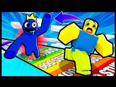 I play rainbow friends race in Roblox - YouTube