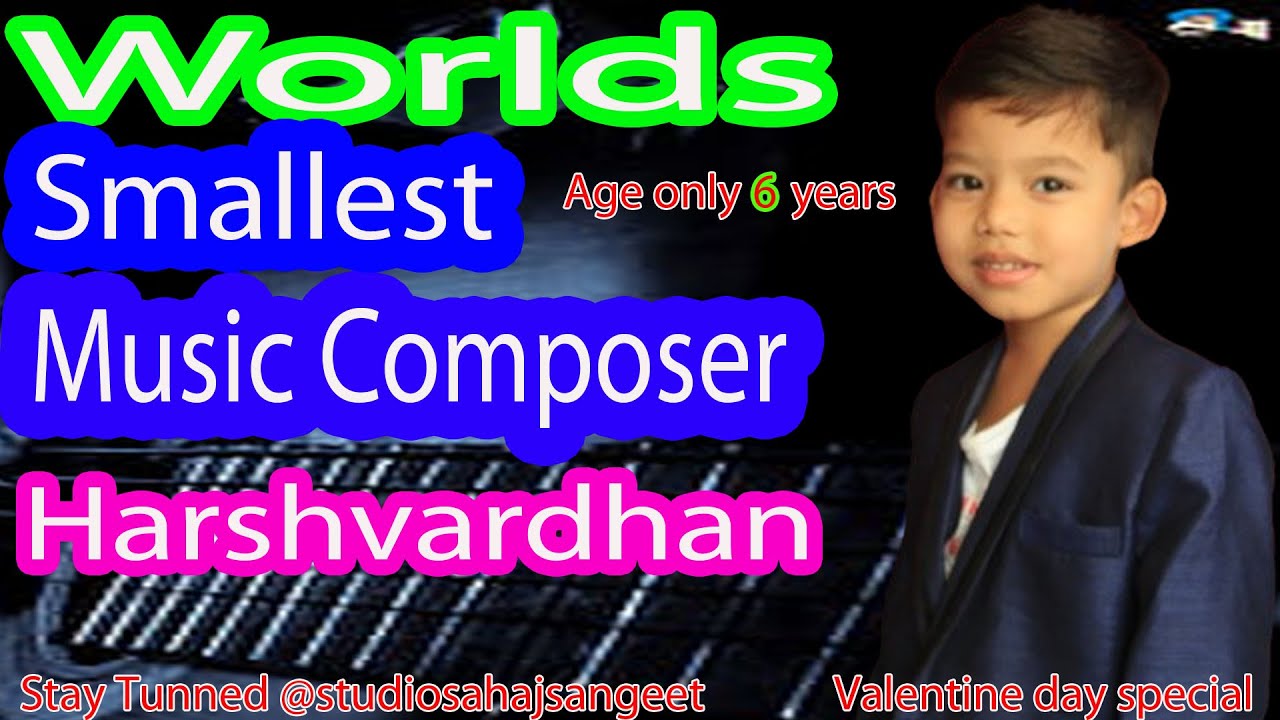 Worlds Smallest Music Composer / Master harshvardhan /Mere Dil Tu Meri ...