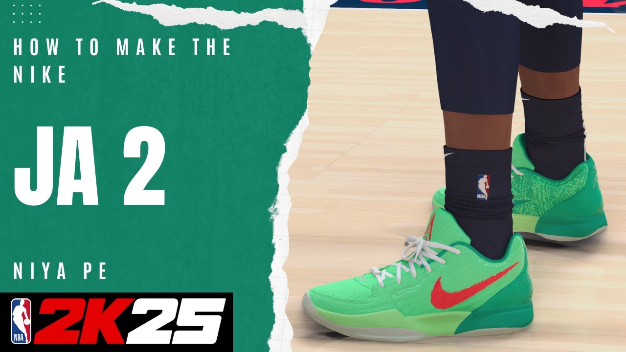 Nike Ja 2 Niya PE | NBA 2K25 Next Gen Shoe Creator - YouTube