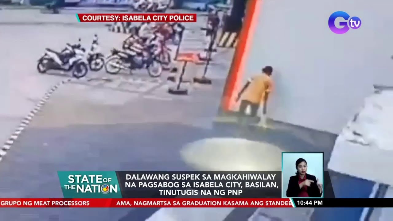 Dalawang suspek sa magkahiwalay na pagsabog sa Isabela City, Basilan ...