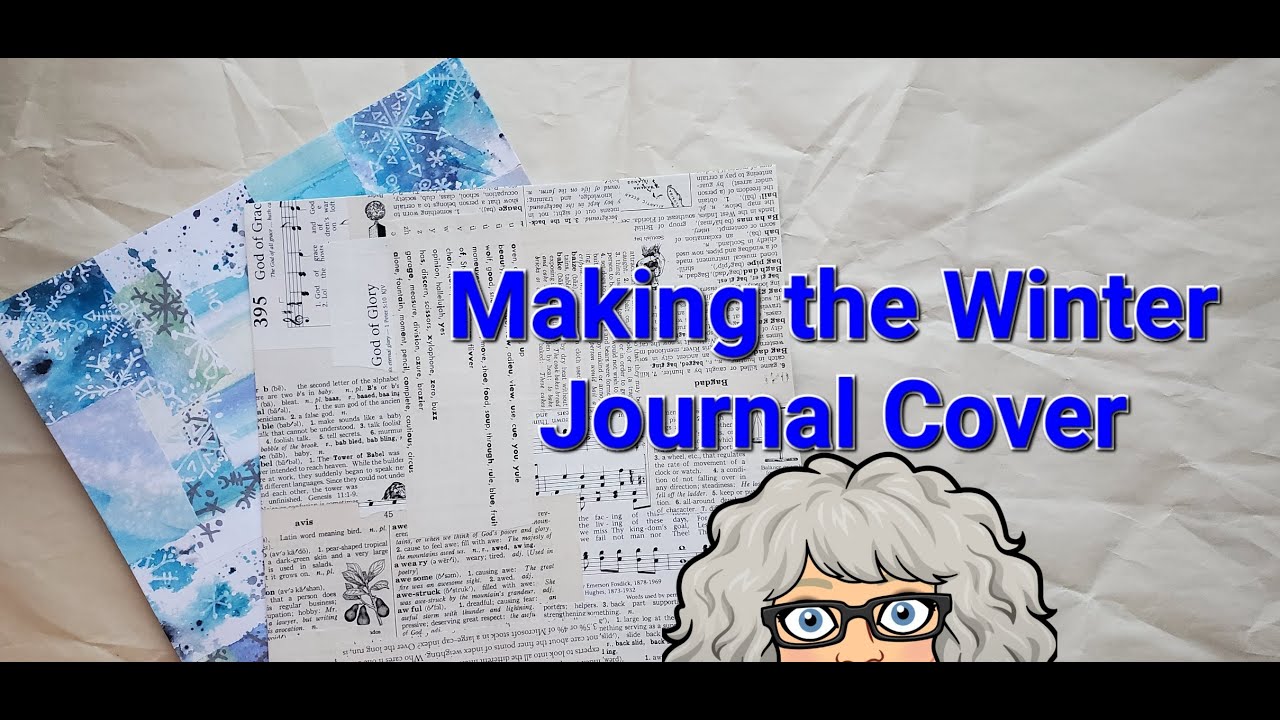 ️ Winter Journal Cover! Junk Journal Fun😃 - YouTube