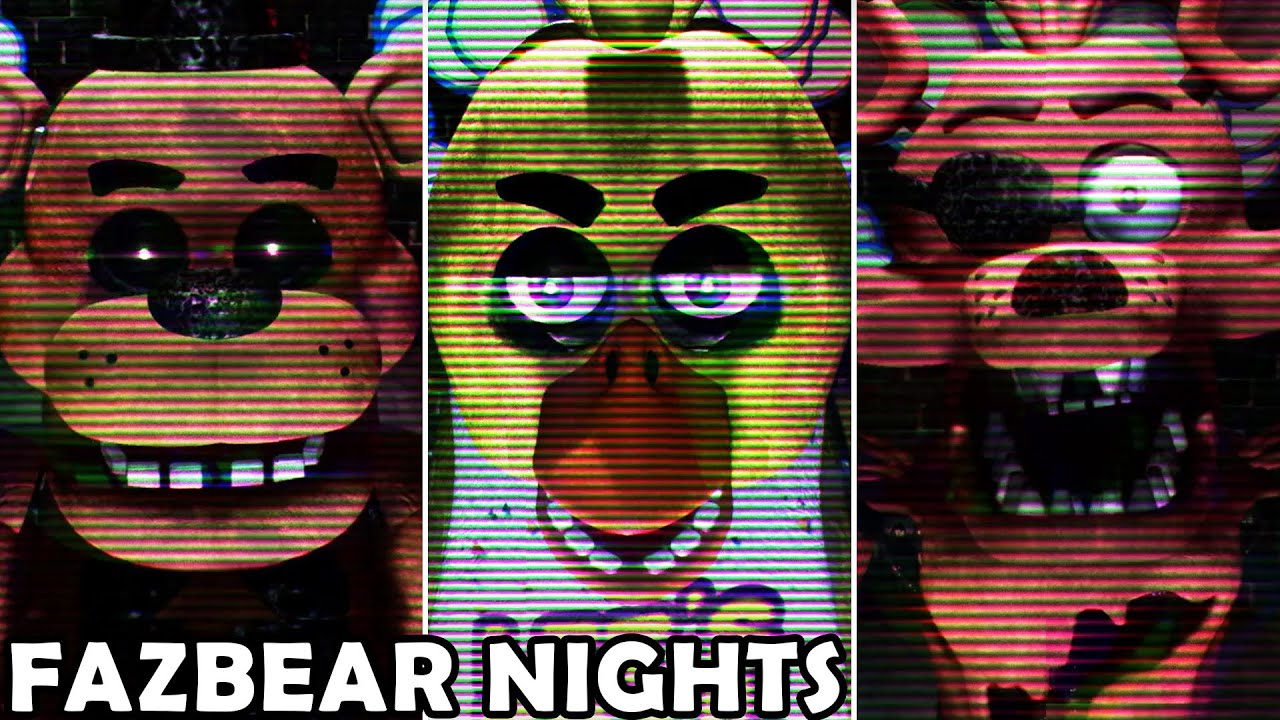 Fazbear Nights - Extras Mode, All Animatronics - YouTube