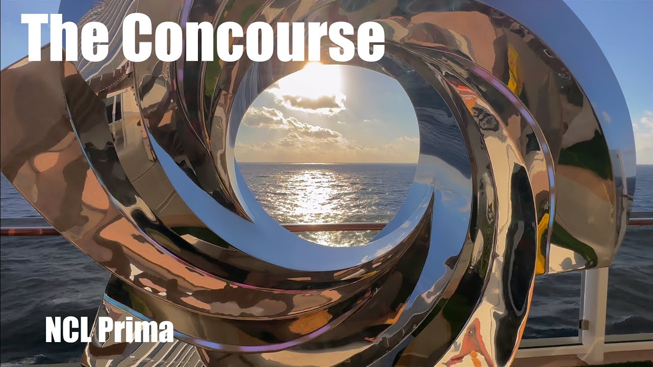 The Concourse, Sculpture Art on the NCL Prima - YouTube