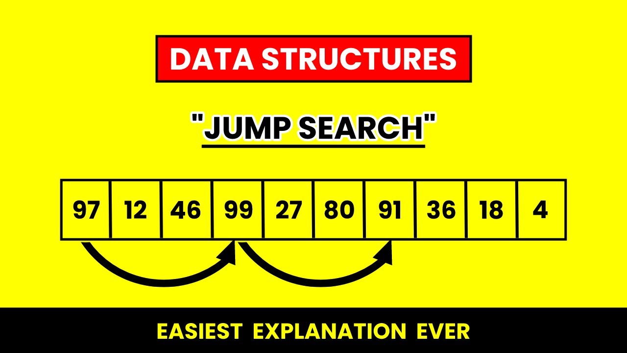 13 Jump Search Method Data Structure And Algorithms Easiest Explanation Ever Youtube