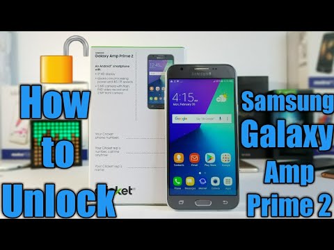How to Unlock Samsung Galaxy Amp Prime 2 for all Carriers - YouTube