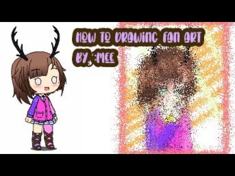 How to make fan art Easy by mee - YouTube