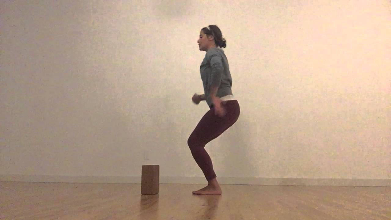 How-To-Yoga: A Chair Pose and a Toe Squat with a Twist - YouTube