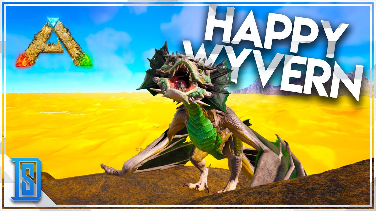 Ark:Survival Evolved -PLAY AS A DINO!- POISON WYVERN VS DEATH WORM ...