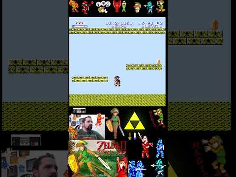 Zelda 2 Amida's Curse 2nd Palace Helmethead Boss Fight Part 9
