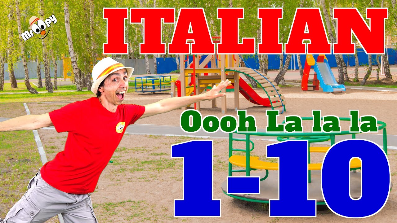 Italian - Counting Numbers from one to ten | uno a dieci | Easy Italian ...