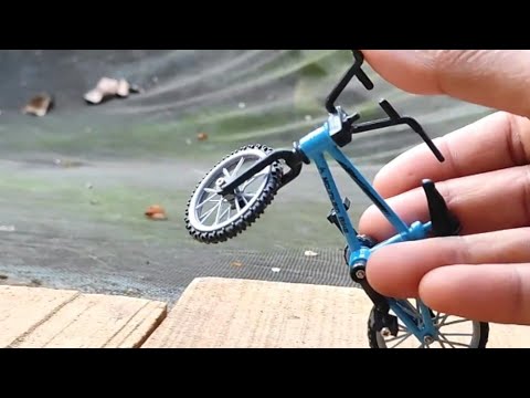 Finger biking 19 | Surfer & Barspin on BMX finger bike | Easy finger ...